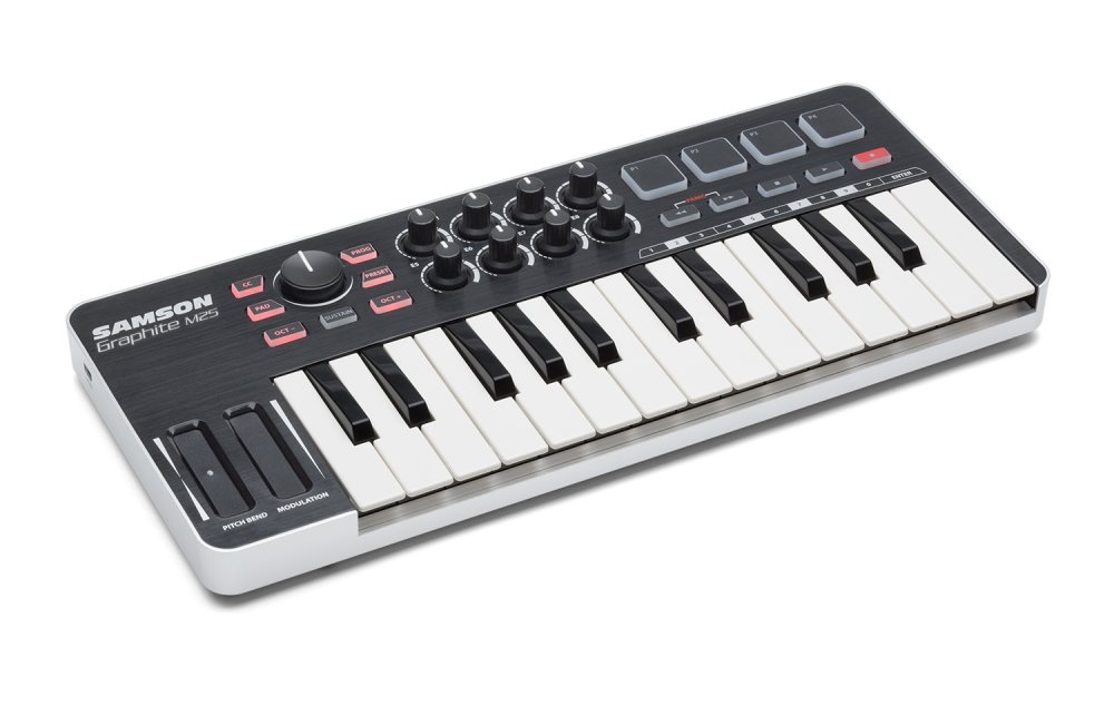 Buy Graphite M25 - Mini USB MIDI Controller | Azad Music