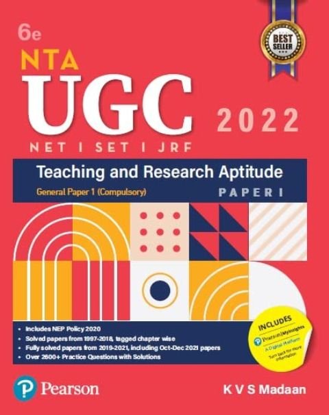 Buy Online PEARSON NTA UGC NET PAPER-1 (E) KVS MADAN 2022 Edition @ at low price