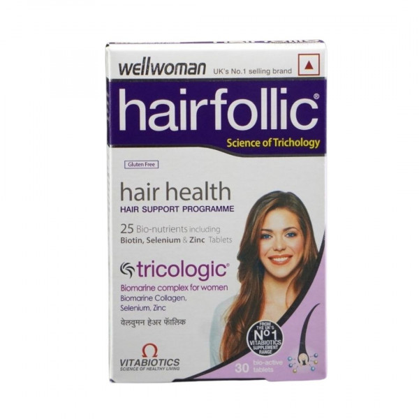 Buy online at best price Wellwoman Hairfollic Tablets | Benefits , side ...