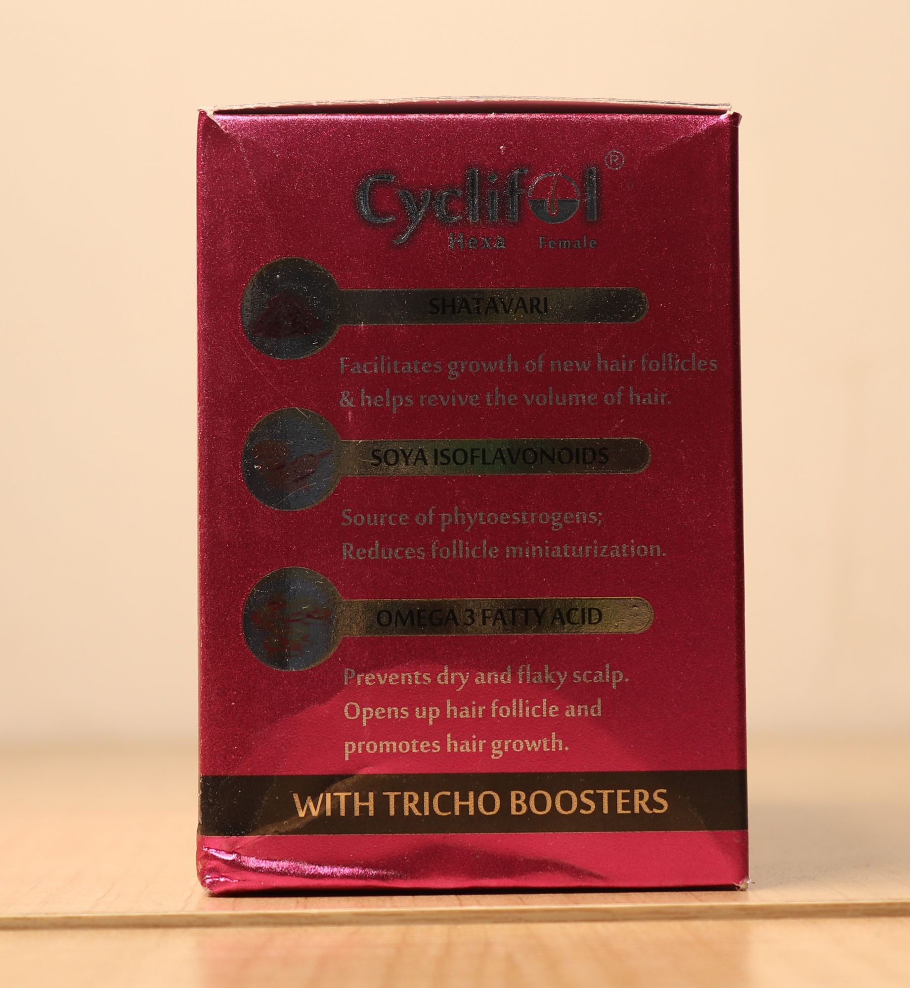 Cyclifol Hexa Female | Capsules for Hair Growth