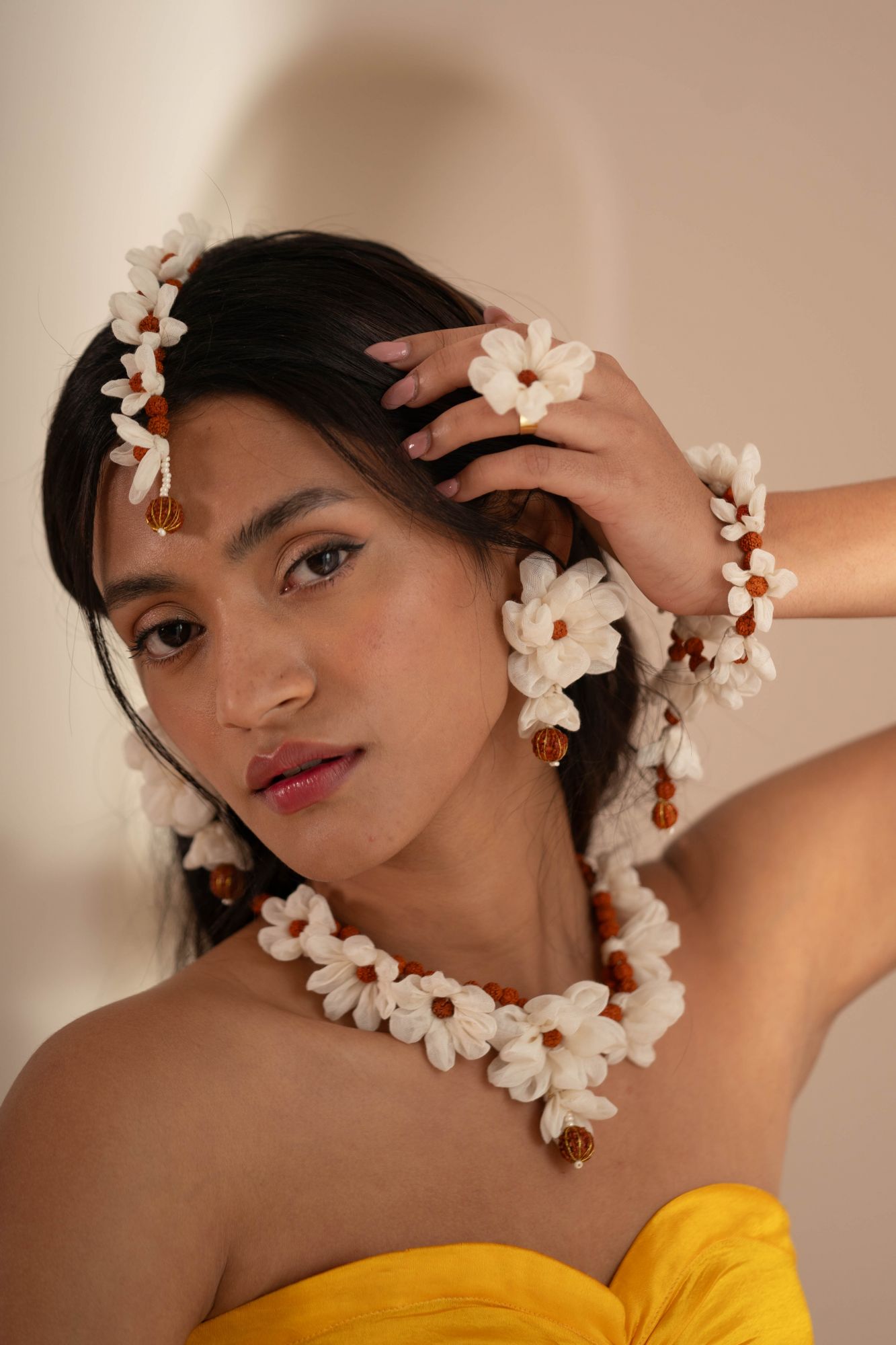 Malar Floral jewellery Set