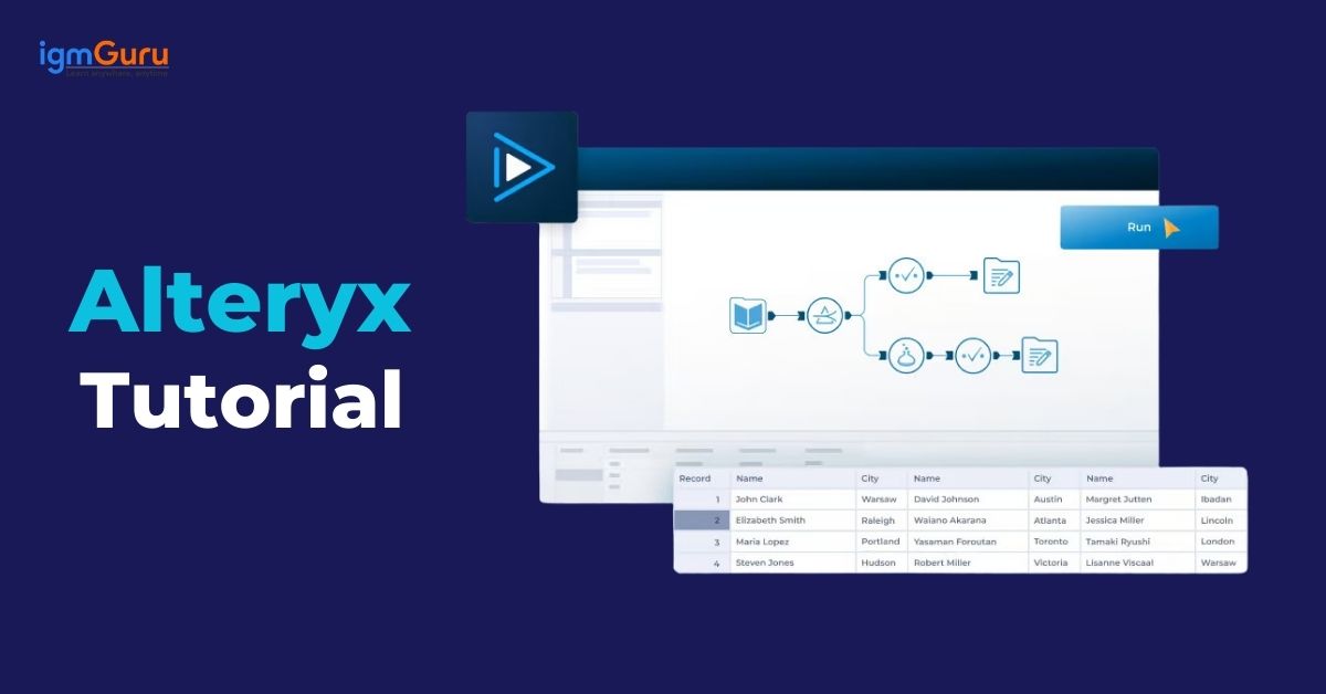 Alteryx Tutorial for Beginners
