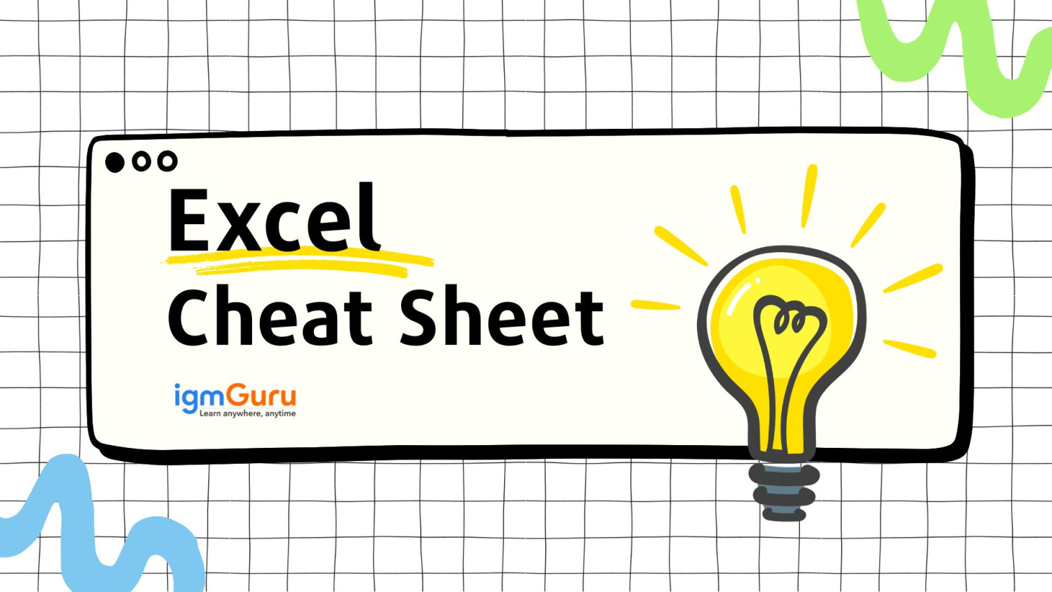 Excel Cheat Sheet: Top 101+ Excel Formulas