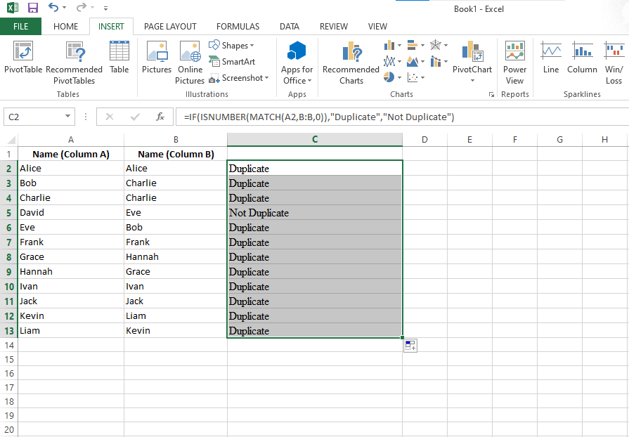 How To Compare Two Columns in Excel – Top 10 Methods