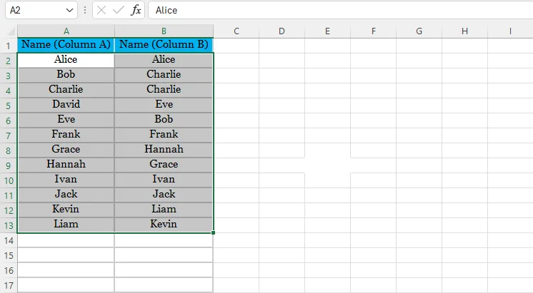 How to Compare Two Columns in Excel: A Step-by-Step Guide | igmGuru