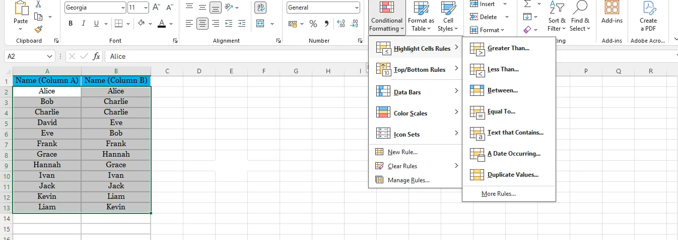 How to Compare Two Columns in Excel: A Step-by-Step Guide | igmGuru