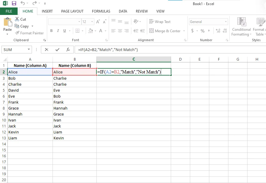 How to Compare Two Columns in Excel: A Step-by-Step Guide | igmGuru