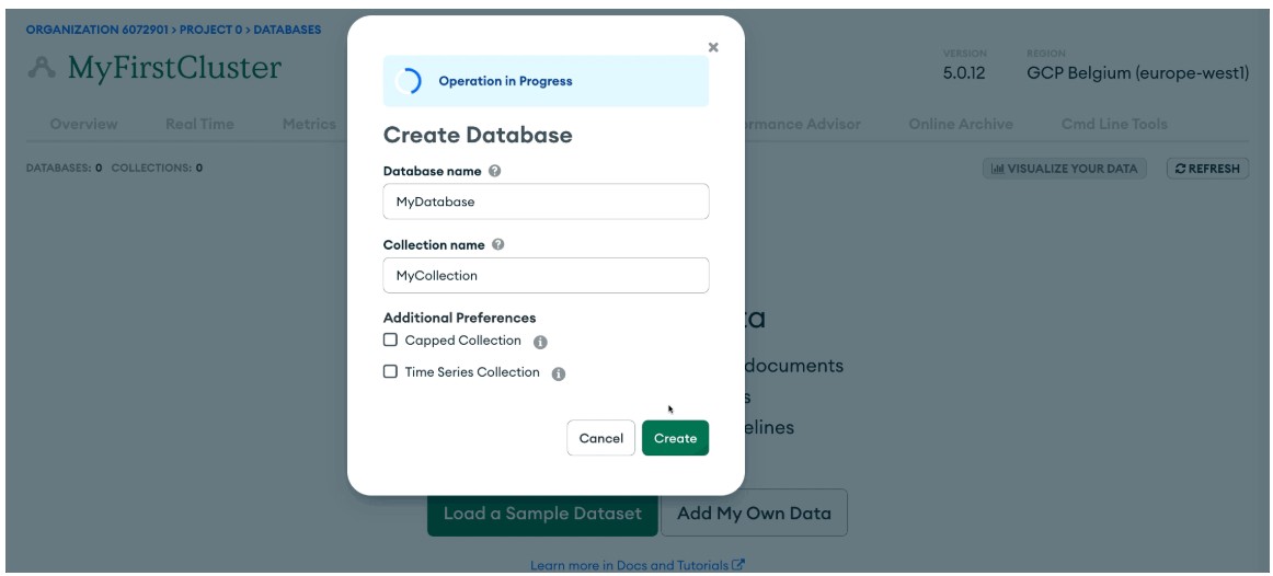 How To Create A Database In Mongodb 7727