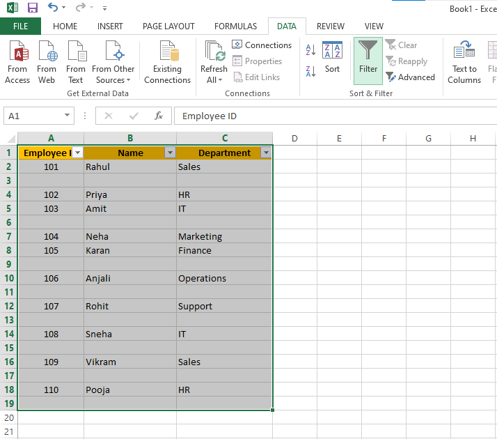 Remove Blank Rows in Excel: 6 Easy Methods