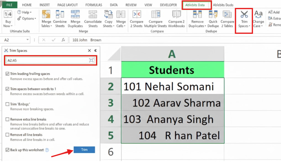 How to Remove Spaces in Excel: 5 Good Methods