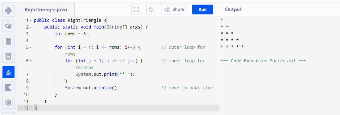 Pattern Programs in Java: Code Examples & Solutions (2026)