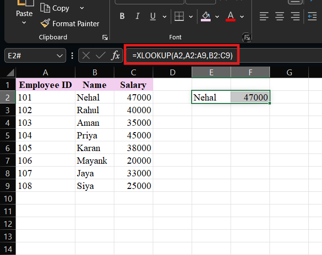 How to Use XLOOKUP Function: Explained with Example (2026) | igmGuru