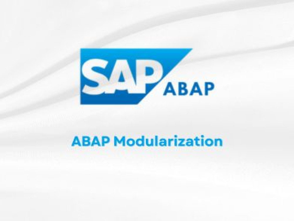 ABAP Modularization | igmGuru