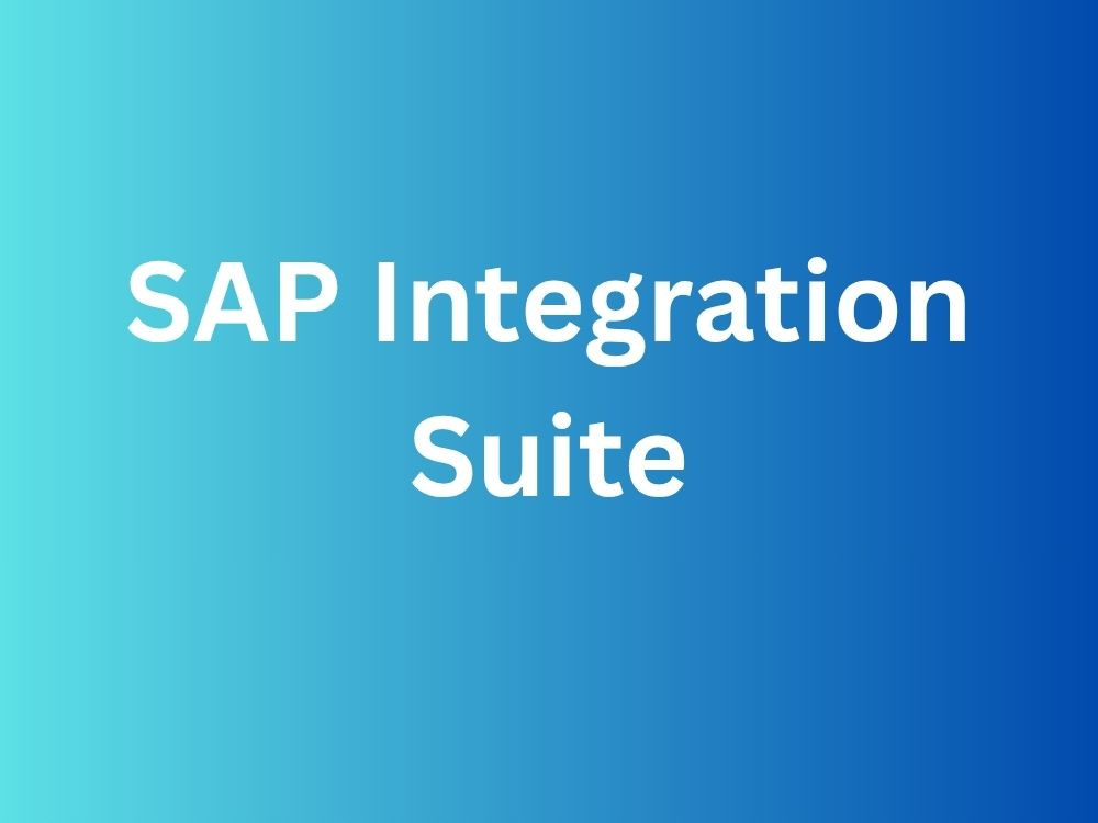 SAP Integration Suite Training Online Certification Course