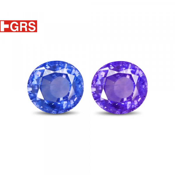 Certified Natural Color Change Sapphire - 2.83 Carat | Navratan.com