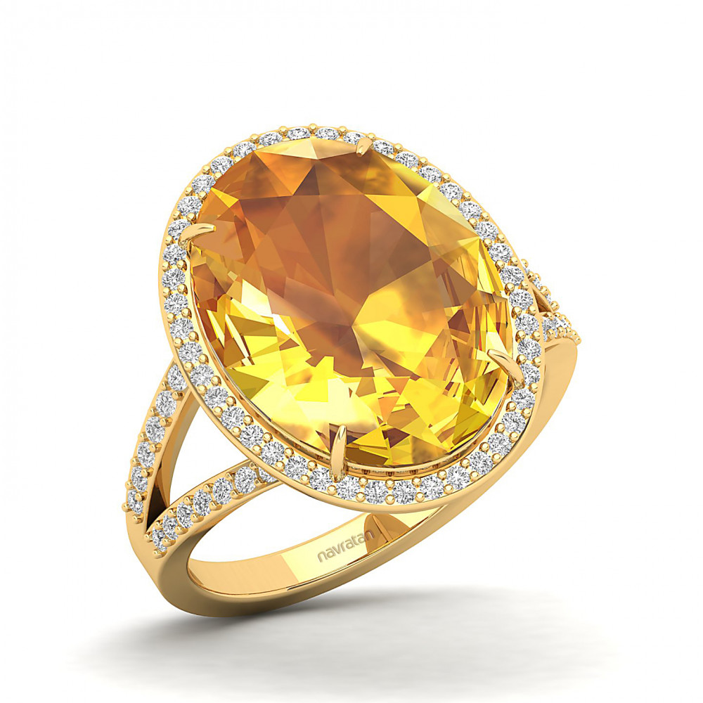 Buy Yellow Sapphire Rings For Women & Men at Best Price