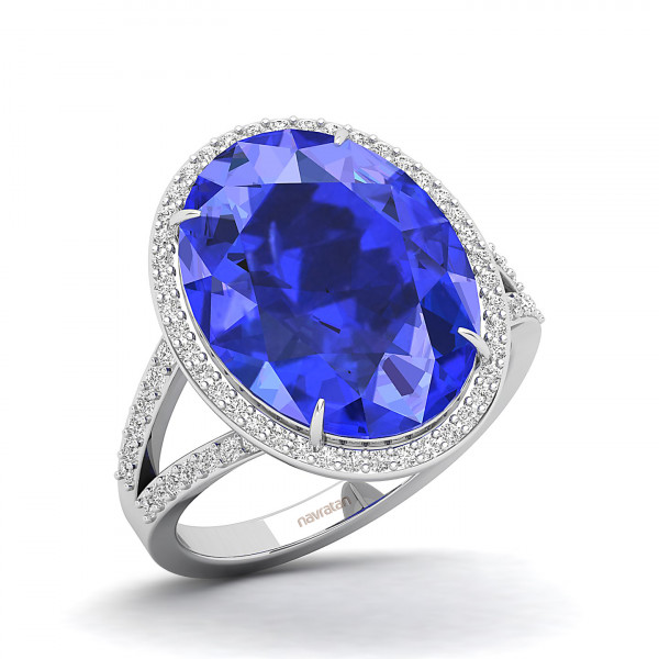 The Vintage Art DecoTanzanite ring
