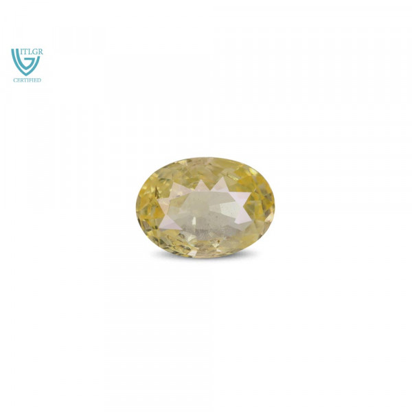 Certified Natural Yellow Sapphire - 4.13 Carat | Navratan.com