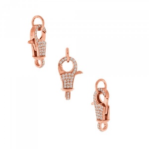 Rose Gold Single Line Rondelle