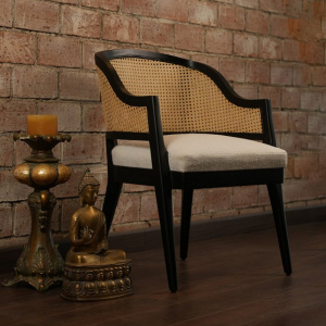 Taj Chair in Black | Timeless Elegance