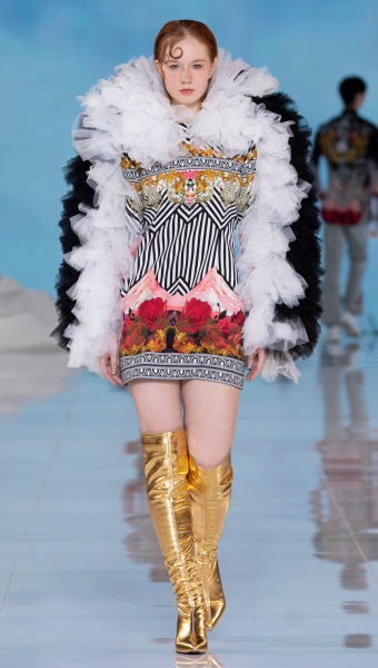 2024 Harbin Fashion Week Look 10 | Rosary Tulle Dress