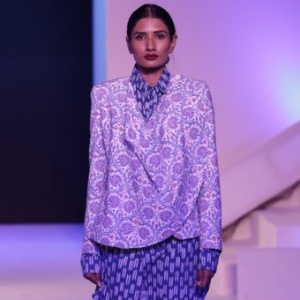 Jhunjhun Cowl Blazer, Jodhpur Shirt & Tejaji Pants