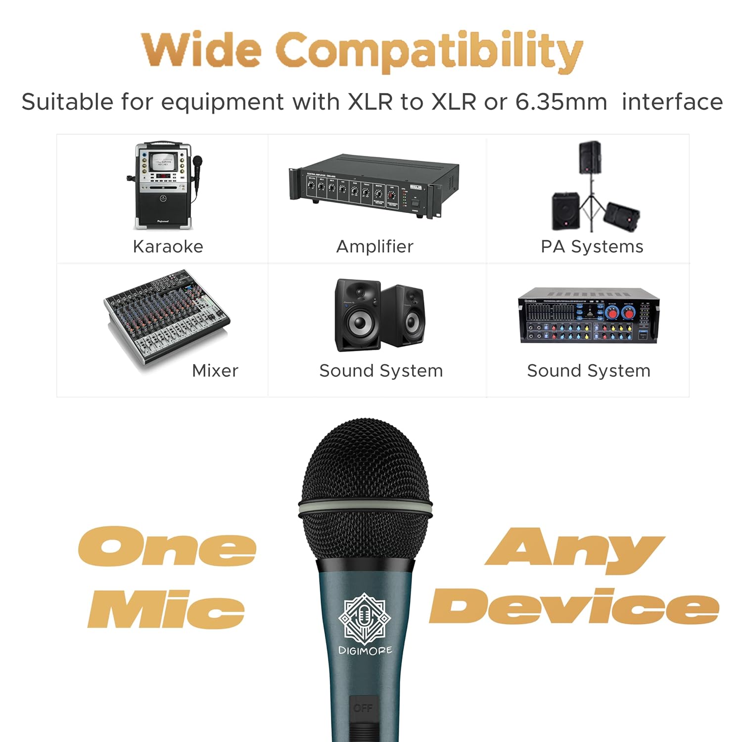 Digimore D-1040 Proffessional dynamic microphone
