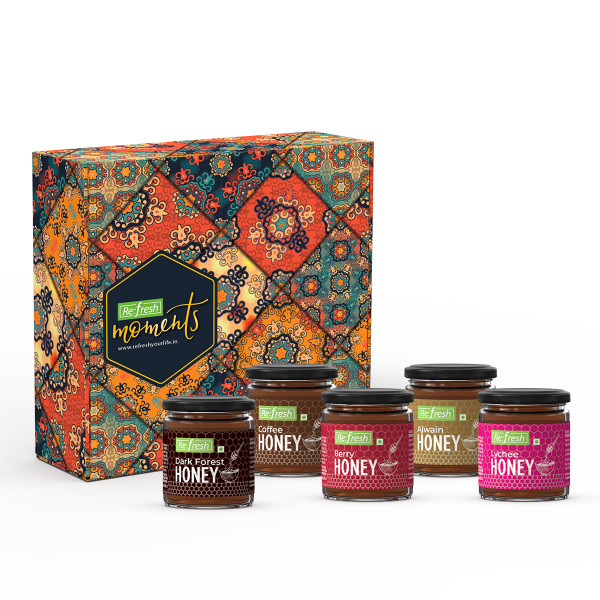 Buy Pure & Natural Honey for Healthy Living in Various flavour | Re:fresh