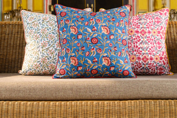 The Versatility of Block Print Pillows From Bedroom to Outdoor Patio