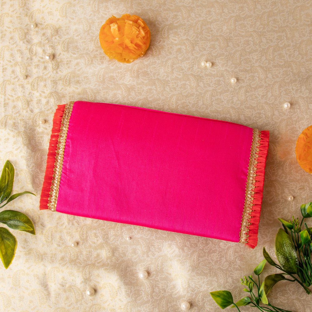 Yellow Handwork Gotapatti envelope