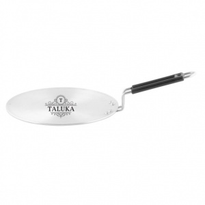 Aluminium Induction Tawa Heavy Gauge, Silver, 11-inch