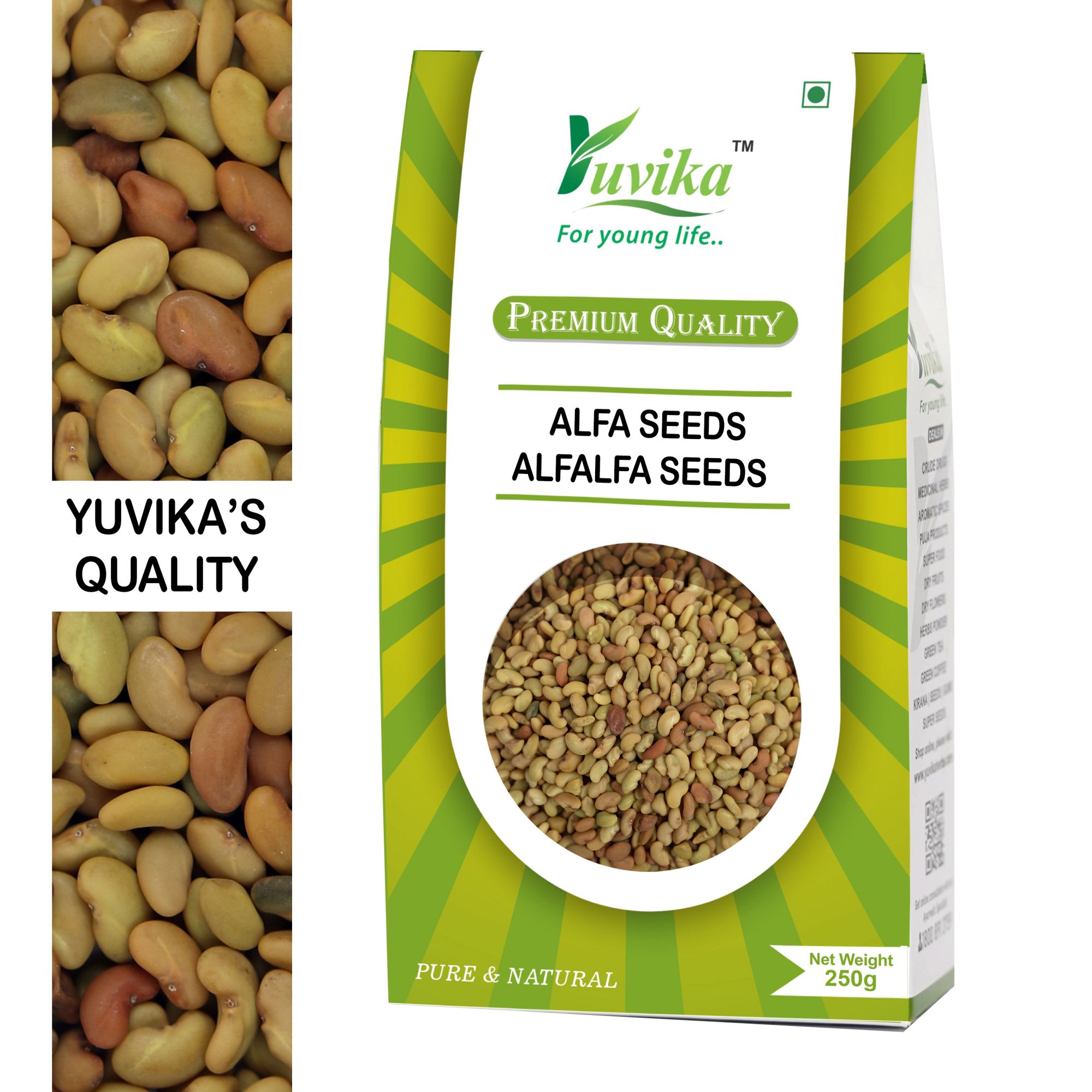 Alfa Seeds - Alfalfa Seeds (250g)
